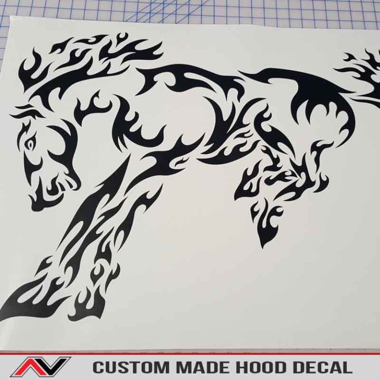 Make Your Own Hood Decal | Custom Hood Decals from AlphaVinyl